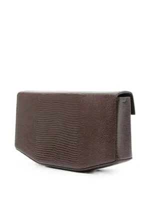 TOTEME Clip Leather Shoulder Bag - Brown