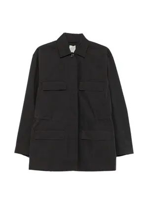 TOTEME Cotton Blend Jacket - Black