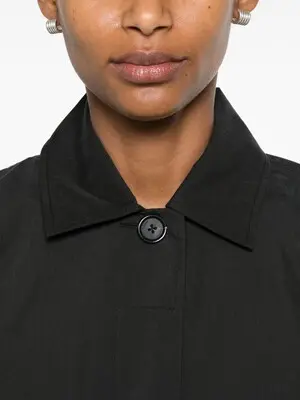 TOTEME Cotton Blend Jacket - Black