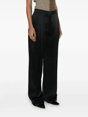Stella McCartney Pleated Satin Trousers