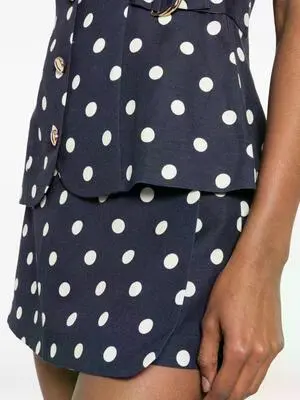 Maje Polka-dot Skorts