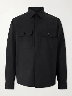 Zegna Cotton-blend Overshirt