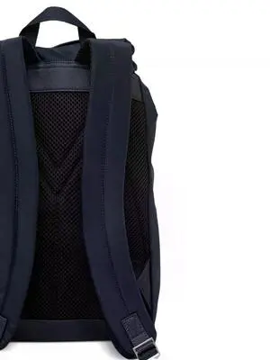 Guess Berlin Logo-patch Buckle-fastening Backpack - Blue