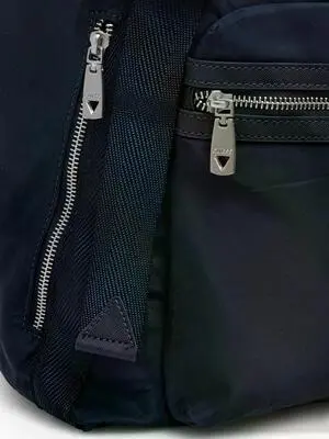 Guess Berlin Logo-patch Buckle-fastening Backpack - Blue