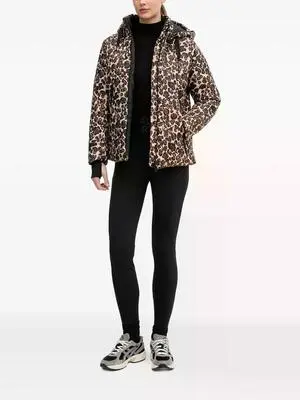 SPORTALM Leopard-print Hooded Jacket