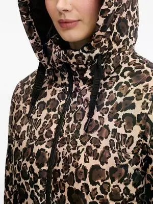 SPORTALM Leopard-print Hooded Jacket