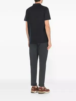 DONDUP Polo-collar V-neck T-shirt