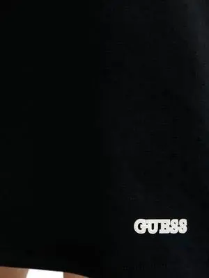 Guess Clara Logo Patch Contrast Trim Mini Dress