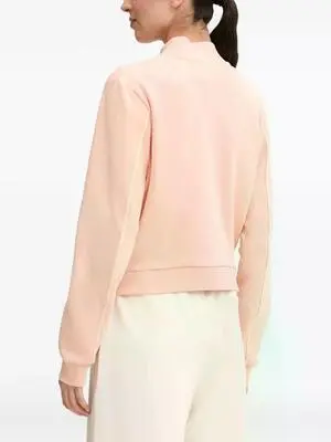 Guess Clara Logo-patch Zip-up Sweatshirt