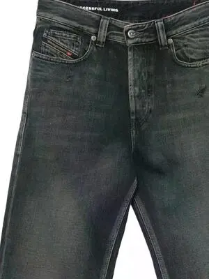 DIESEL® 1988 D-ark Distressed Straight-leg Jeans