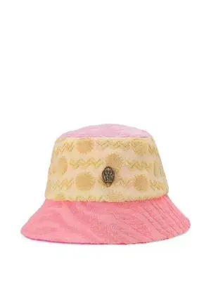 Kurt Geiger Kensington Patchwork Bucket Hat - Pink