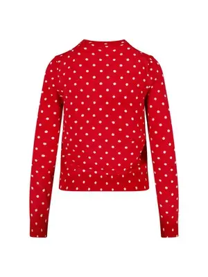 Comme Des Garçons Wool Polka-dot Sweater