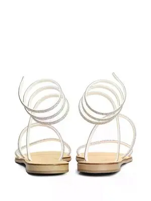 NICOLAS LAINAS Crystal Embellished Sandals