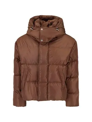 JIL SANDER Stone Island Padded Jacket - Brown