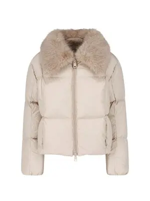 Stone Island Padded Jacket - Cream