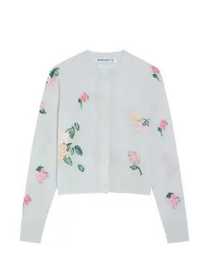 Bernadette Clemence Floral Intarsia Cardigan