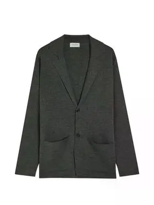 John Smedley Narah Notched-lapel Cardigan - Grey
