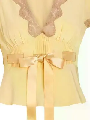 Rixo Daniela Blouse - Yellow