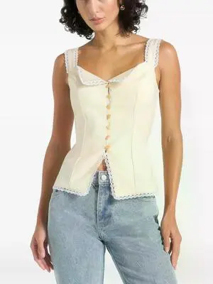 Manière De Voir Lace-trim Corset Cami Top