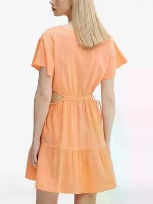 Rip Curl Cala Vadella Cut-out Tiered Mini Dress