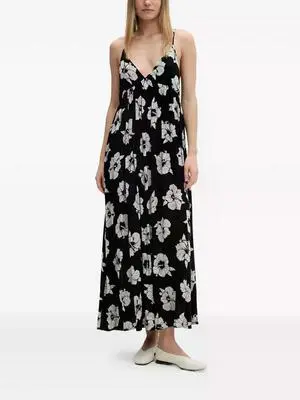 Rip Curl Party Pack Floral-print Maxi Dress - Black