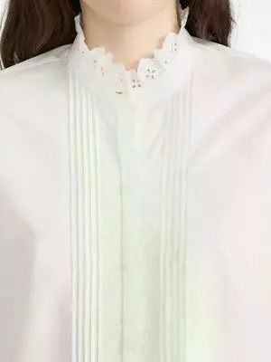 FRAME Keepsake Pintuck Shirt