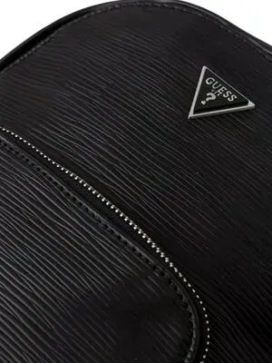 Guess Milano Logo-plaque Textured Backpack