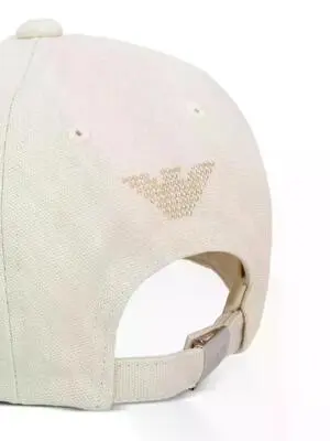EA7 Crystal-embellished Logo Cap