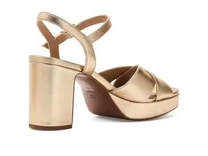 Vince Ericka Suede Platform Sandals - Bone