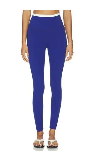 Splits59 Dual High Waist Airweight 7/8 Legging - Cobalt & White