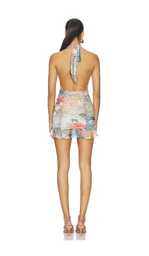 AFRM Mel Dress - Iris Patchwork
