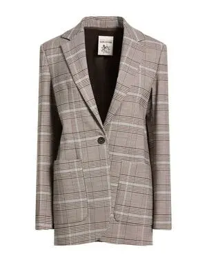 Semicouture Notched Lapel Blazers For Women