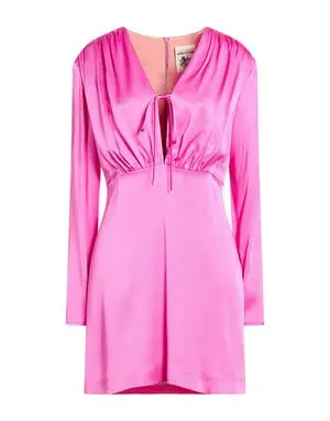 SEMICOUTURE Acetate & Viscose Mini Dress
