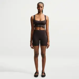 Nike Skims Studio Stretch 5" Shorts - Brown