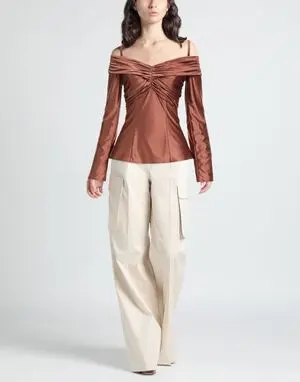 EUREKA BY BABYLON Off-the-shoulder Draped Top