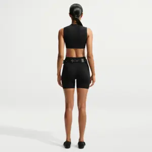 Nike Skims Studio Stretch Light-support Mock Neck Sports Bra
