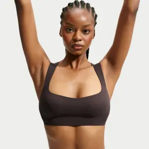 Nike Skims Studio Stretch Square Neck Bra - Brown