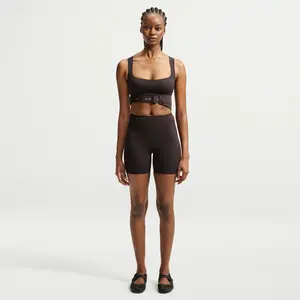 Nike Skims Studio Stretch Square Neck Bra - Brown