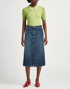 TWINSET Denim Cotton Skirt
