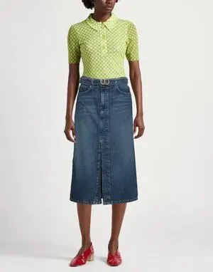 TWINSET Denim Cotton Skirt