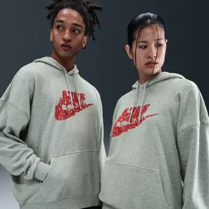 Nike X Stranger Things Oversized Hoodie - Grey