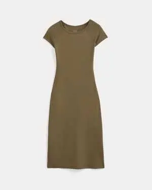 Everlane Raglan Midi Dress - Beech