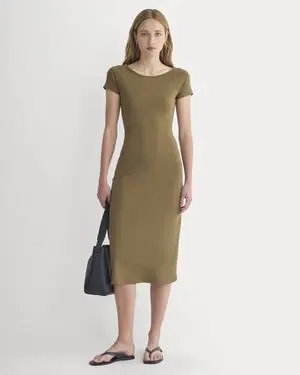 Everlane Raglan Midi Dress - Beech