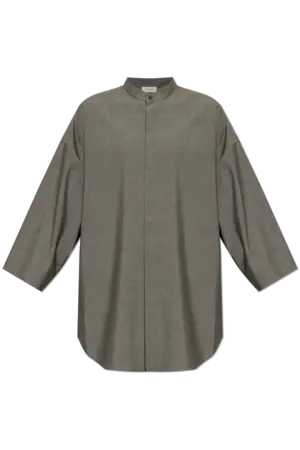 Fear Of God Shirt With A Stand-up Collar - Grey