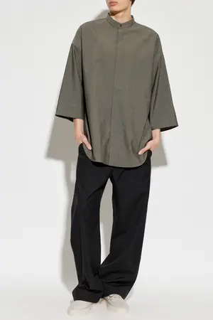 Fear Of God Shirt With A Stand-up Collar - Grey