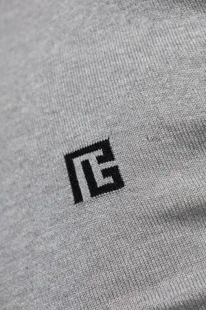 Balmain Crew Neck Sweater With Embroidered Logo