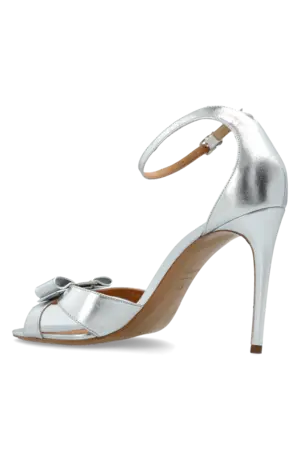 FERRAGAMO Roxy' Heeled Sandals - Silver
