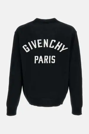 Givenchy Cotton-knit V-neck Cardigan - Nero
