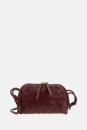 Bottega Veneta Bottega Veneta Nappa Leather Clutch Rosso