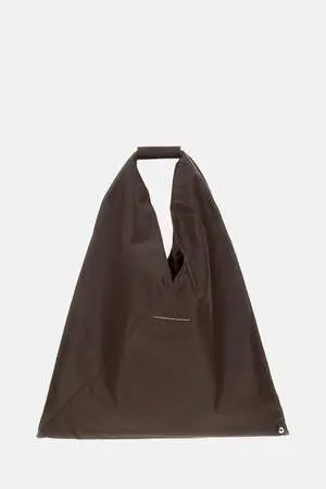 MAISON MARGIELA Faux Leather Shopper Bag - Brown